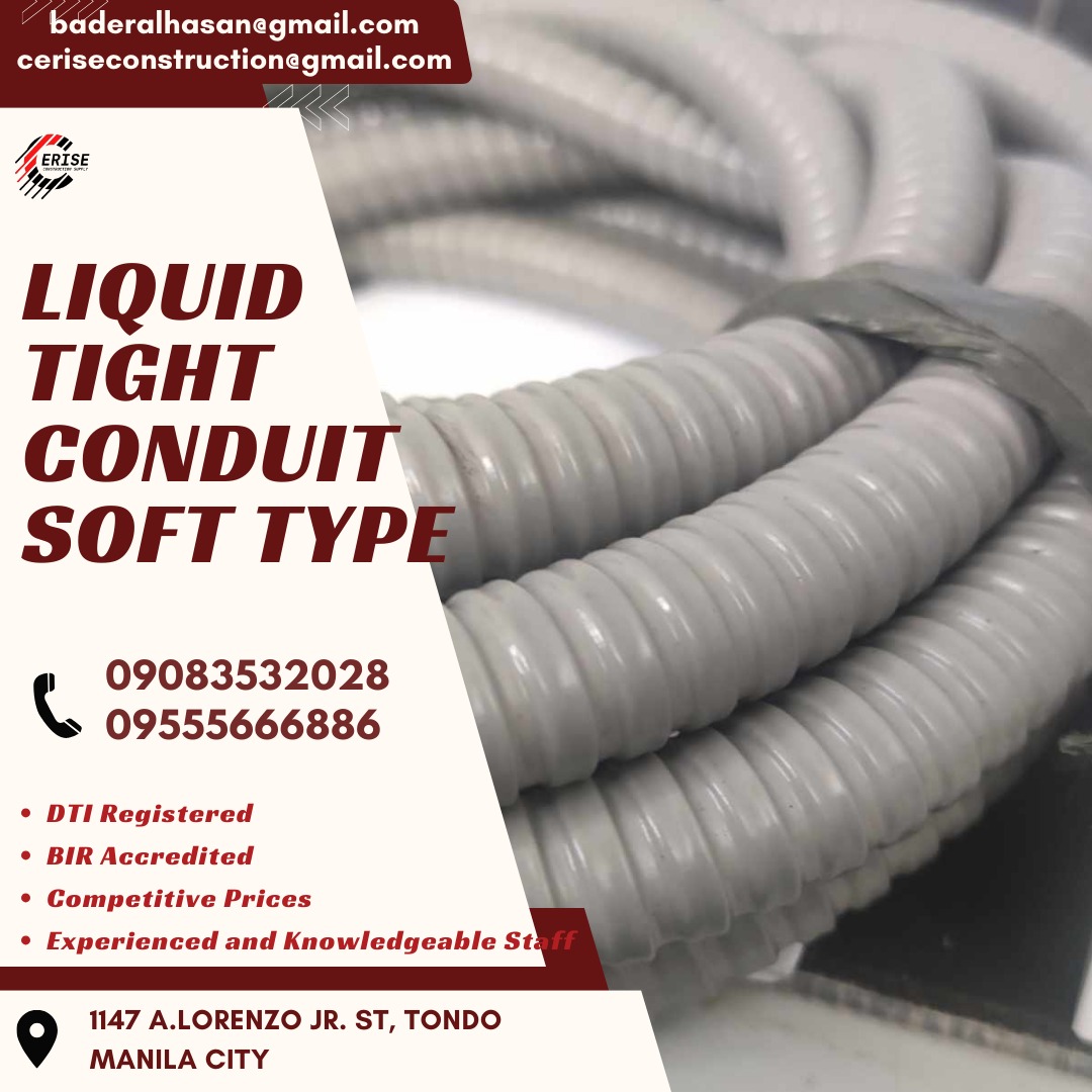 LIQUID TIGHT CONDUIT SOFT TYPE AVAILABLE HERE, Commercial & Industrial ...