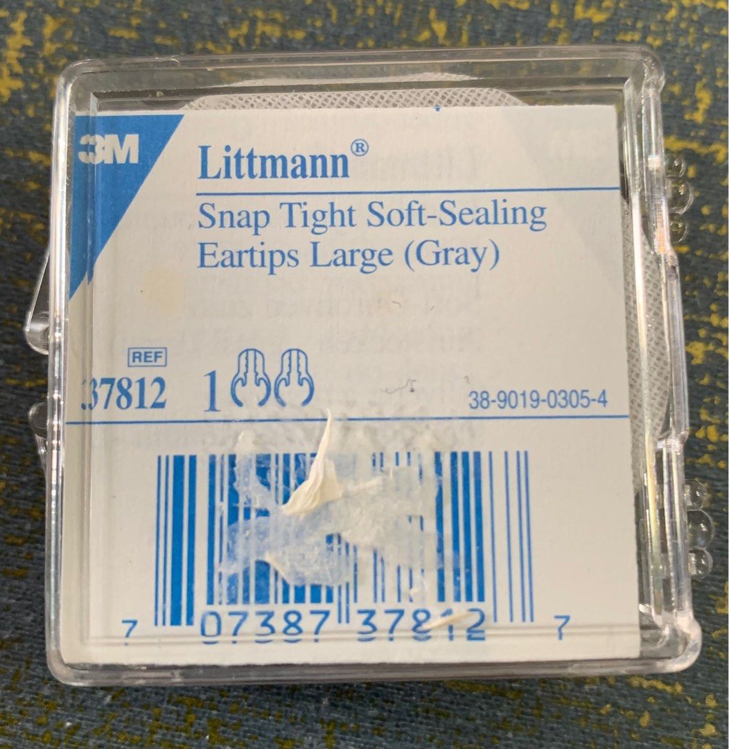 Littmann Snap Tight Soft Sealing Eartips Large, Health & Nutrition ...