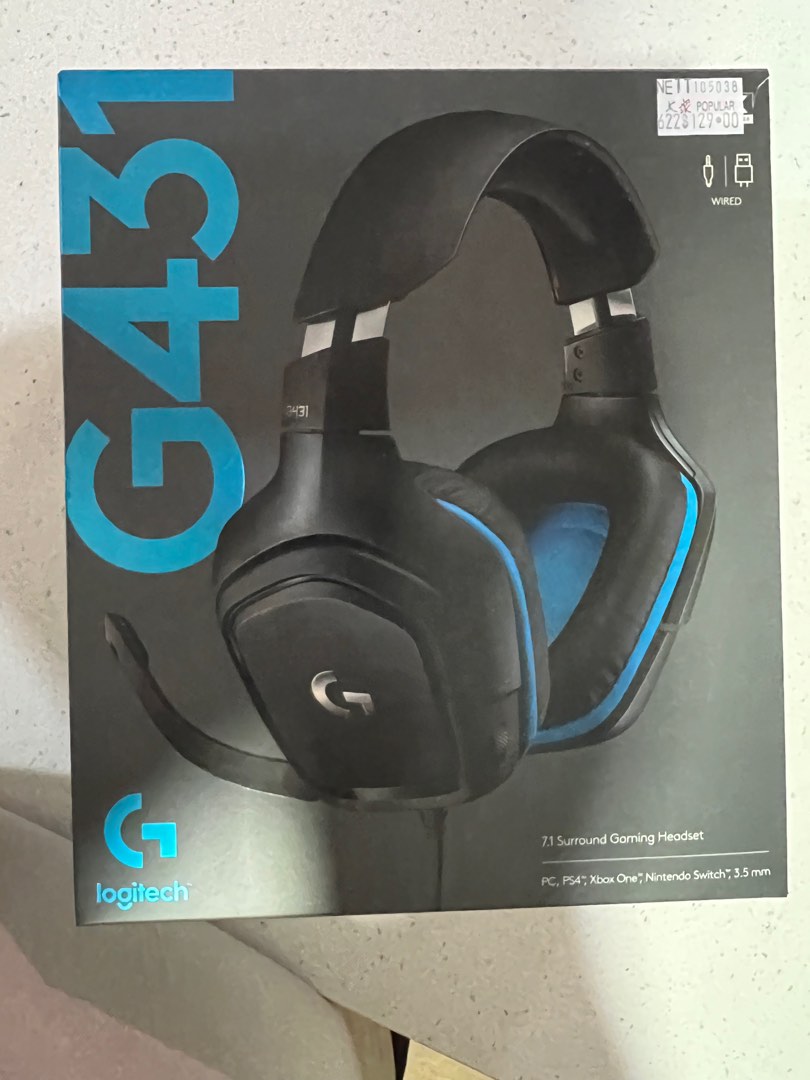 LOGITECH G431, Audio, Headphones & Headsets on Carousell