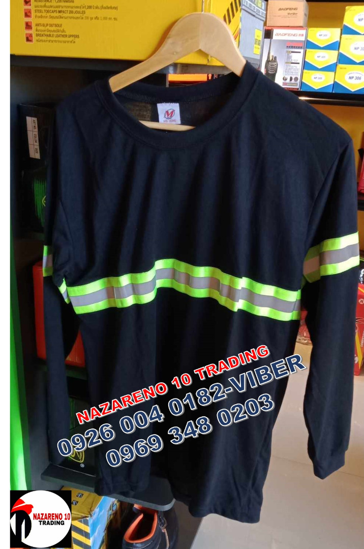 LONG SLEEVES with reflector navy blue 3, Men's Fashion, Tops & Sets ...