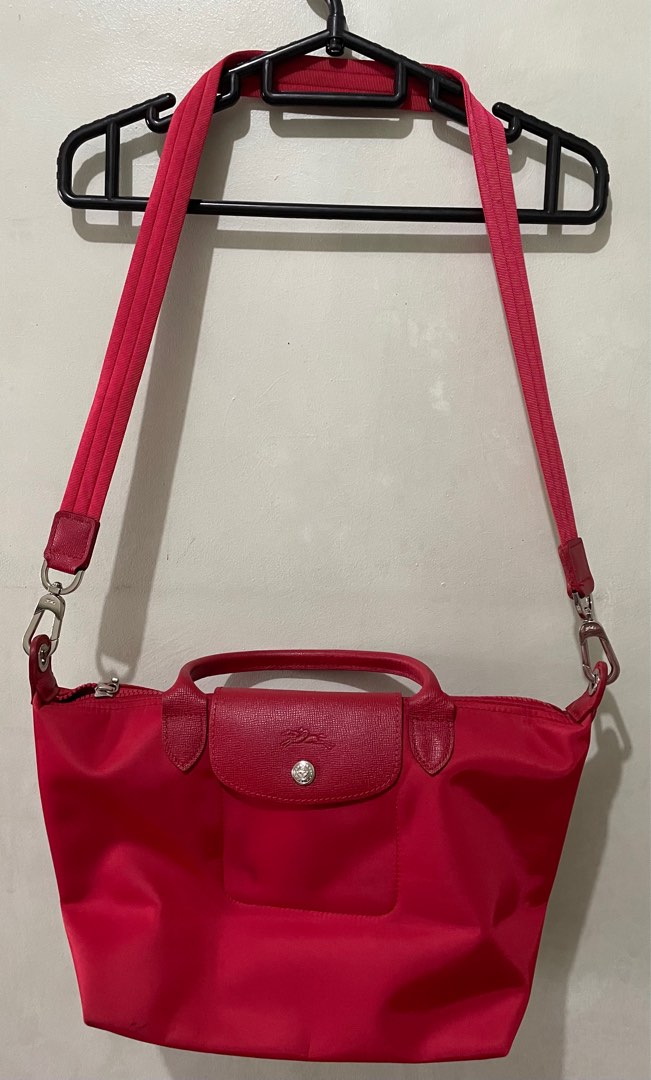 Longchamp Neo Red Mini, Women's Fashion, Bags & Wallets, Cross-body ...