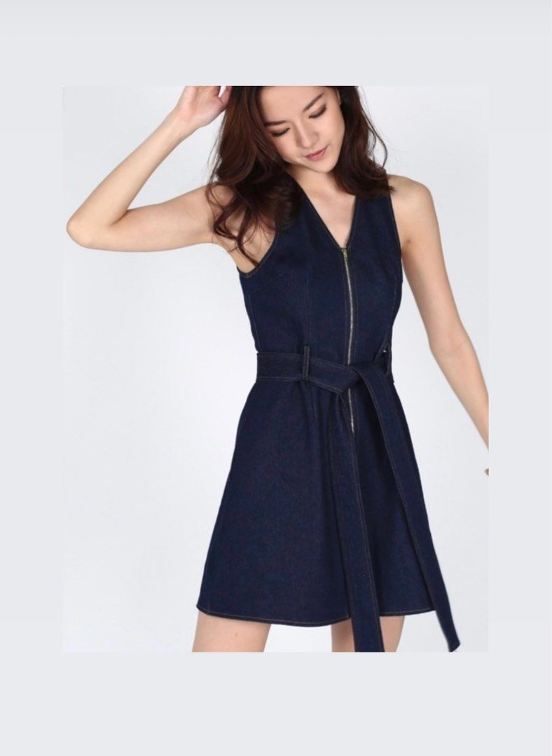 LB Love, Bonito Dawnika Denim Mini Dress (S), Women's Fashion, Dresses ...