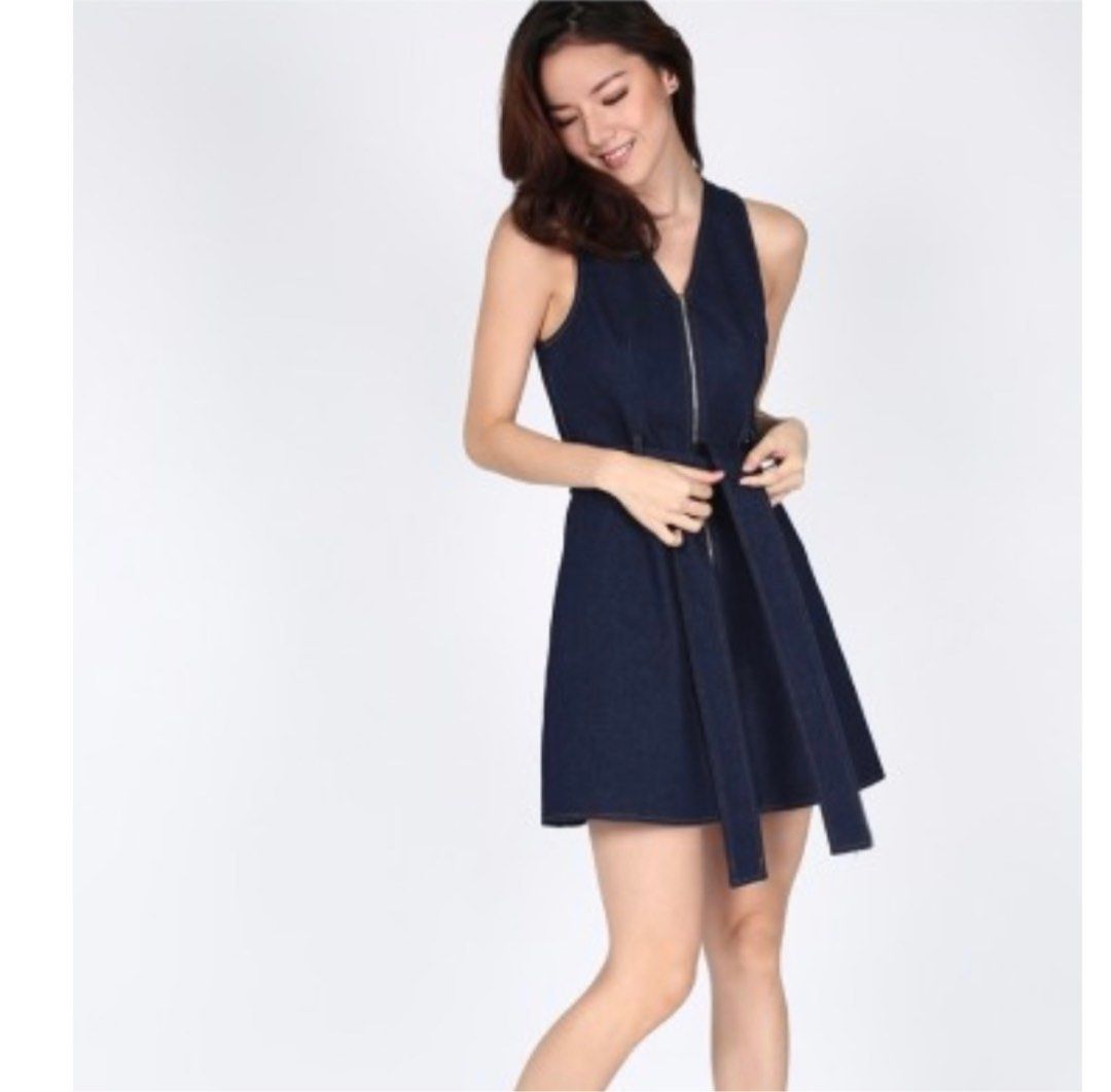 LB Love, Bonito Dawnika Denim Mini Dress (S), Women's Fashion, Dresses ...