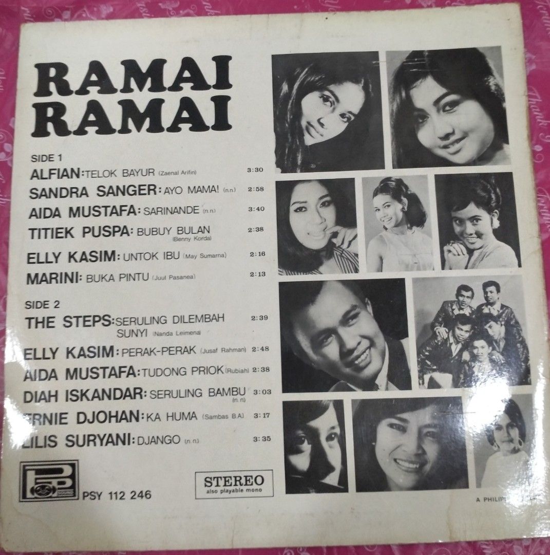 LP PIRING HITAM RAMAI RAMAI, Hobbies & Toys, Music & Media, Vinyls on ...