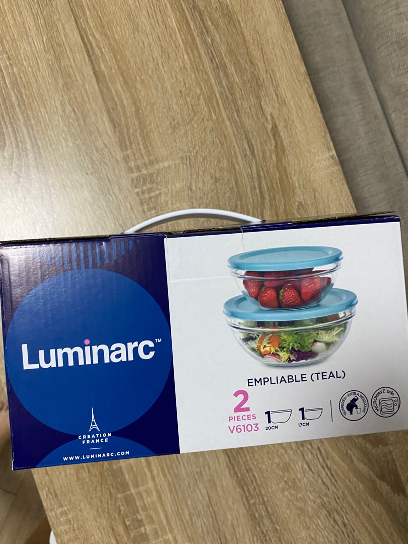 Luminarc - Glass Container, Furniture & Home Living, Kitchenware ...