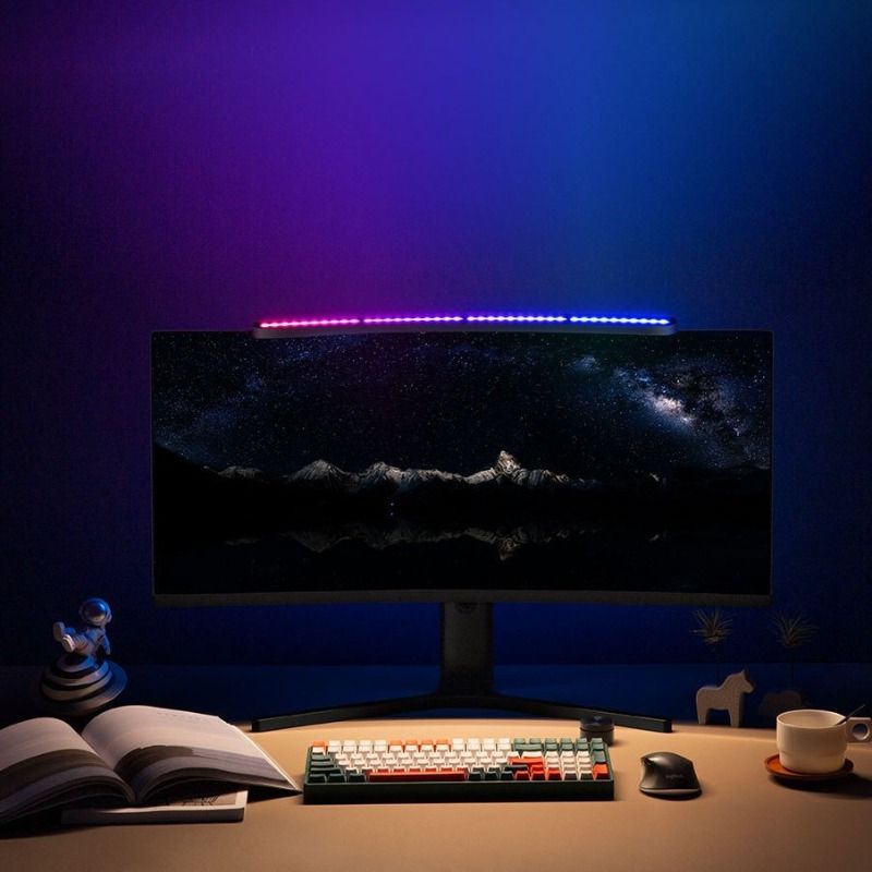 LYMAX Computer LED Monitor Light Bar Curvature Display Lamp With Touch ...