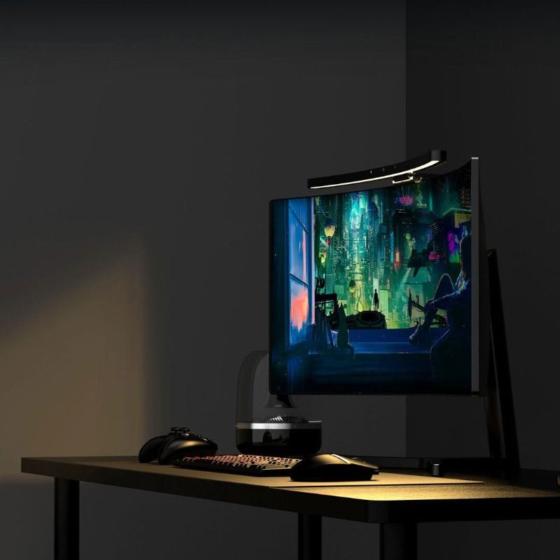 LYMAX Computer LED Monitor Light Bar Curvature Display Lamp With Touch ...