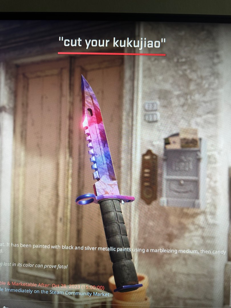 CS GO CS2 M9 Bayonet Doppler FN P1 LOW FLOAT (0.006float), Video Gaming ...