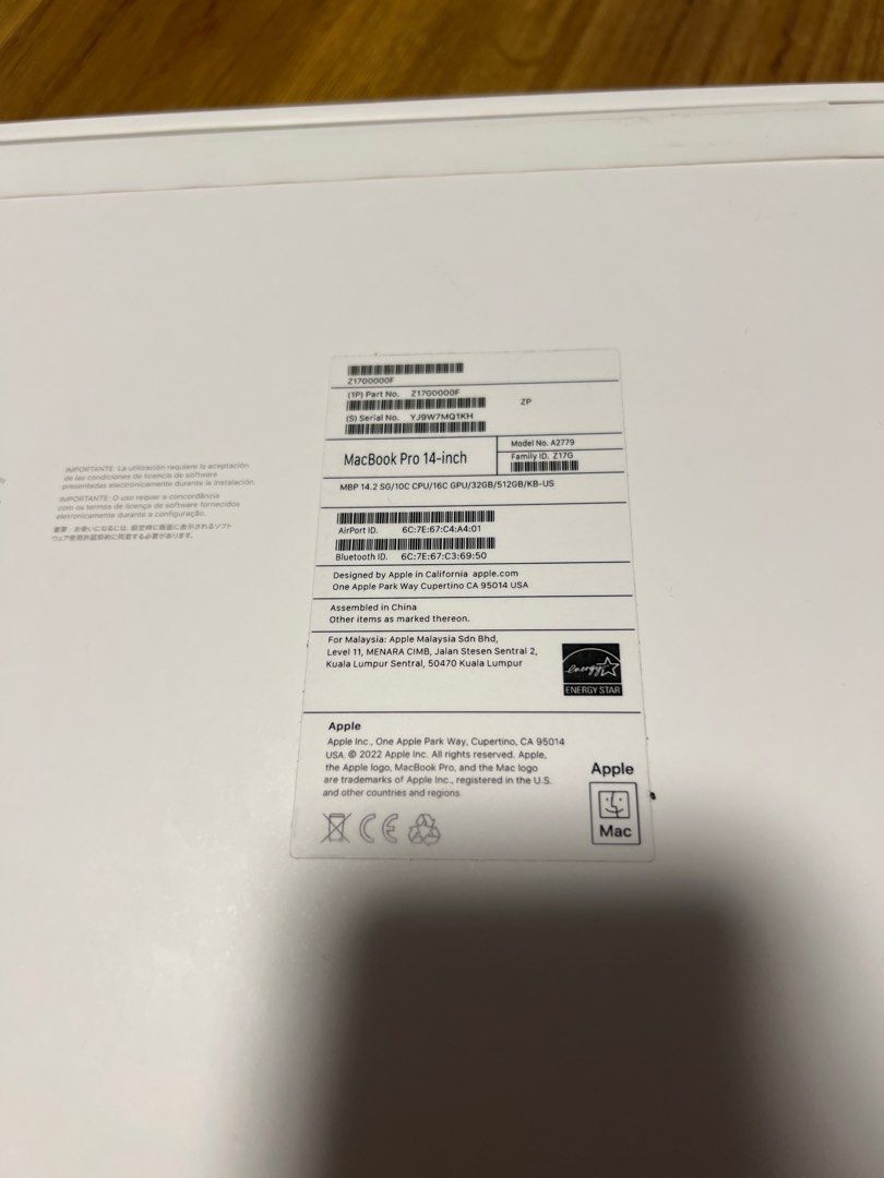 MacBook Pro 14 inch (2023 model), Computers & Tech, Laptops & Notebooks ...