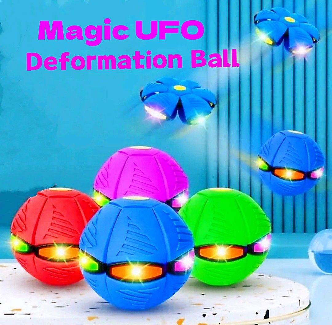 Magic Flying Saucer Ball UFO Flat Throw Disc Ball, Hobbies & Toys, Toys ...