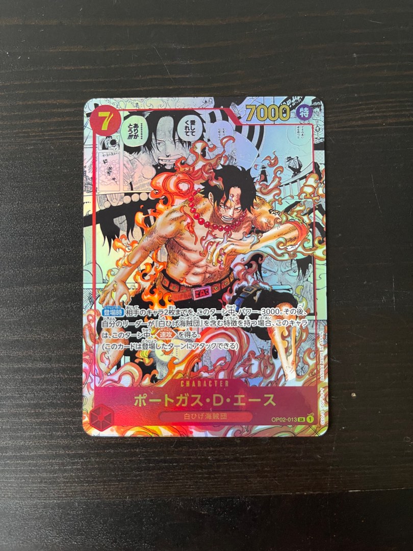 Manga Ace op-02 One Piece TCG, Hobbies & Toys, Toys & Games on Carousell