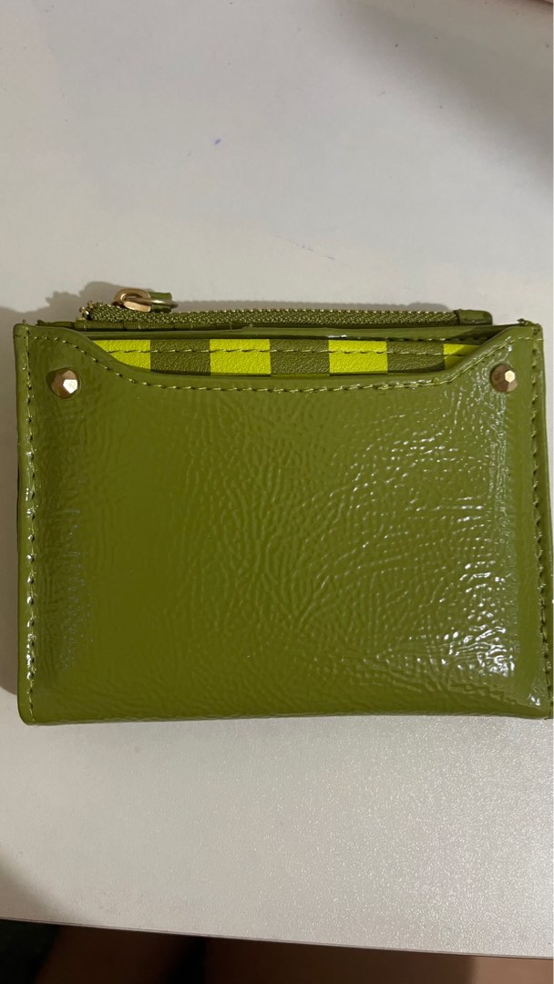 Matcha Green wallet with pull out card slot, Women's Fashion, Bags ...