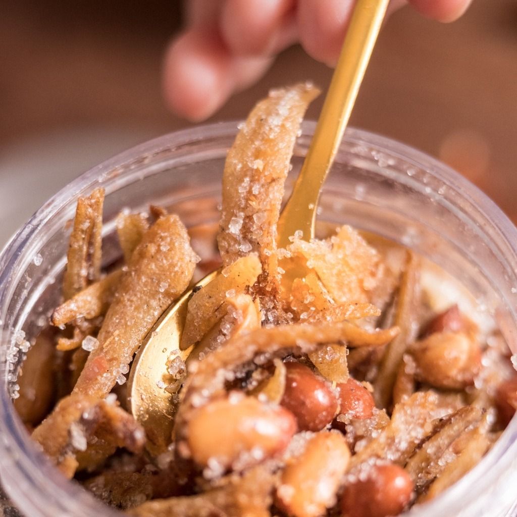 MEET MEE Fried Fish Cake & Fried Anchovies With Peanuts Snacks Finger ...