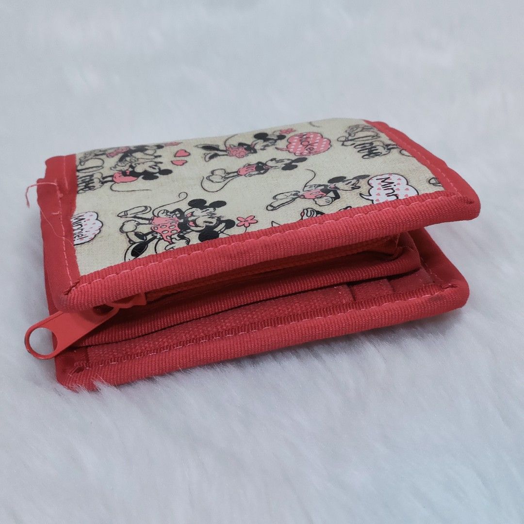 Mickey and Minnie Mouse BiFold Wallet, Women's Fashion, Bags & Wallets ...