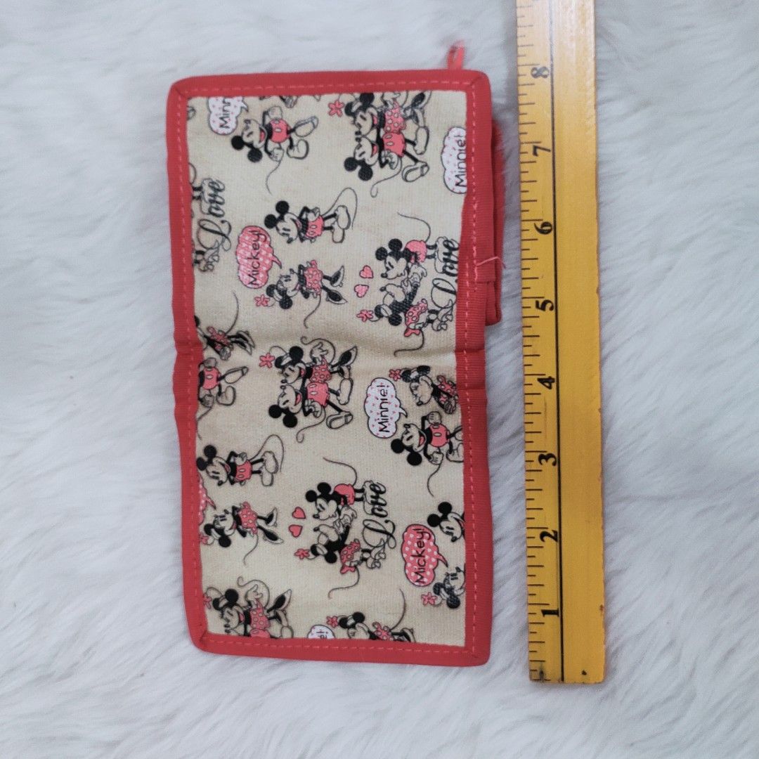 Mickey and Minnie Mouse BiFold Wallet, Women's Fashion, Bags & Wallets ...