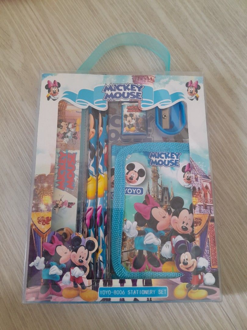 mickey mouse stationery set