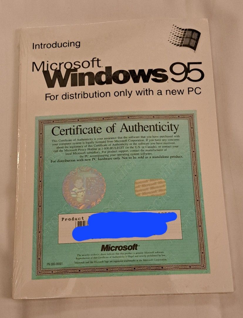 Microsoft Windows 95 User Manual + Licence, 電腦＆科技, 電腦周邊及配件, 電腦周邊產品 ...