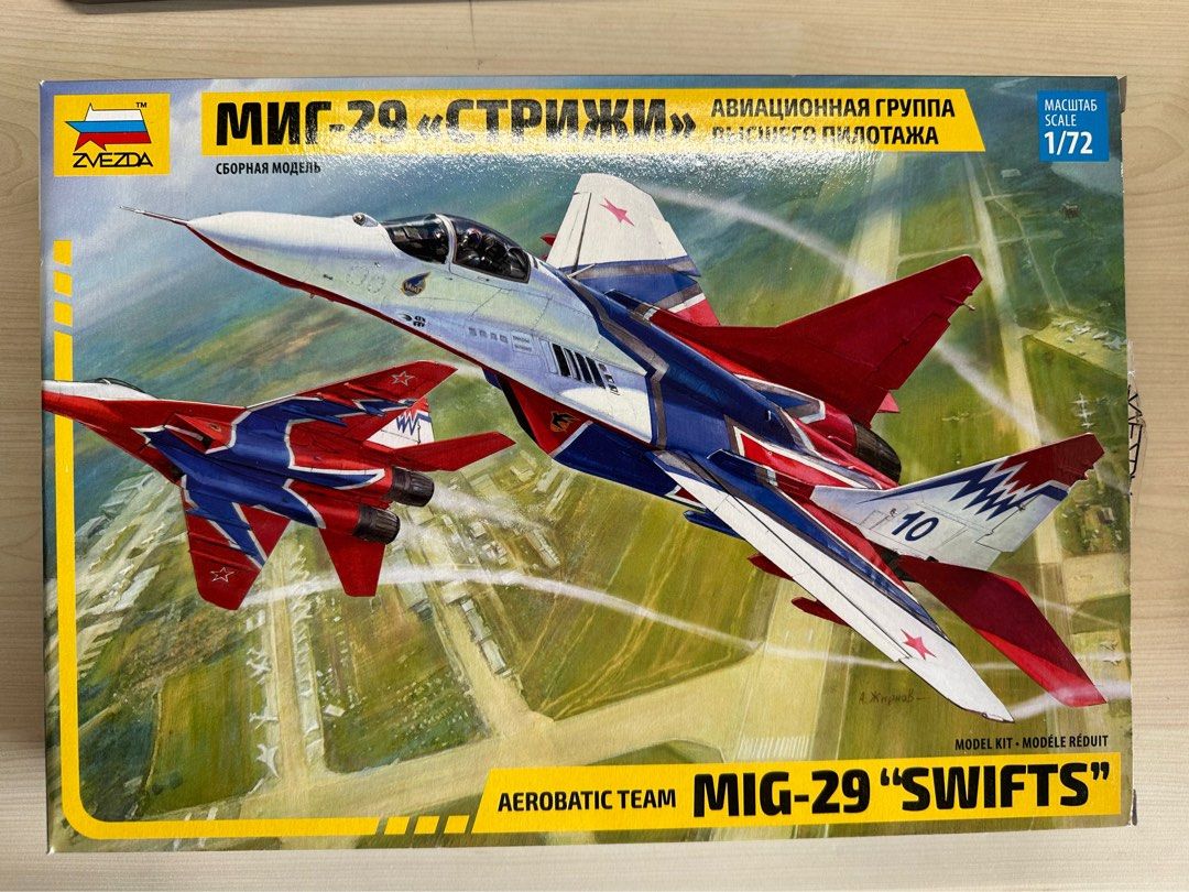 MiG-29 swifts. Aerobatic team. 1/72 ZVEZDA, Hobbies & Toys, Toys ...