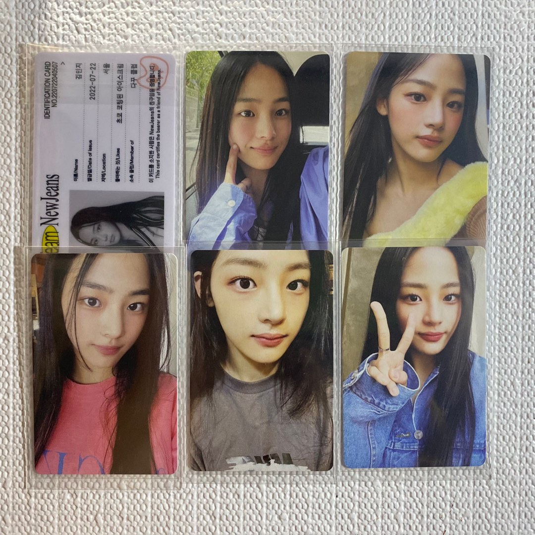 Minji Bluebook Photocards Newjeans Kpop, Hobbies & Toys, Memorabilia ...