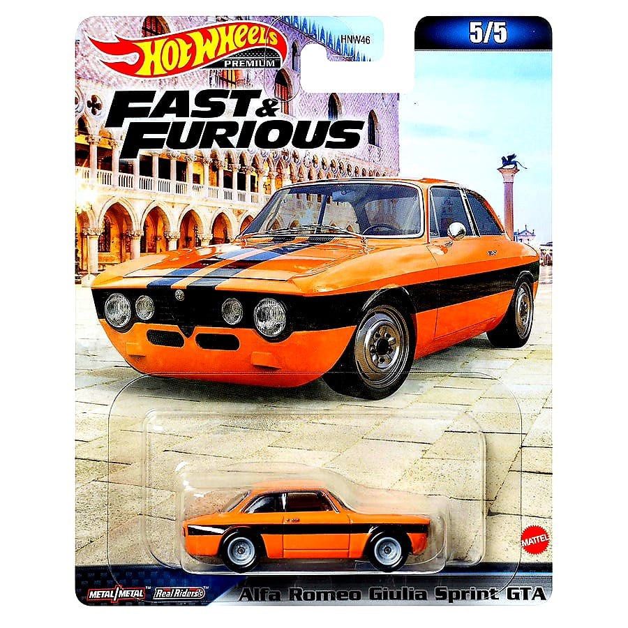 MISB Mattel Hot Wheels Premium Series Fast & Furious Alfa Romeo Giulia ...