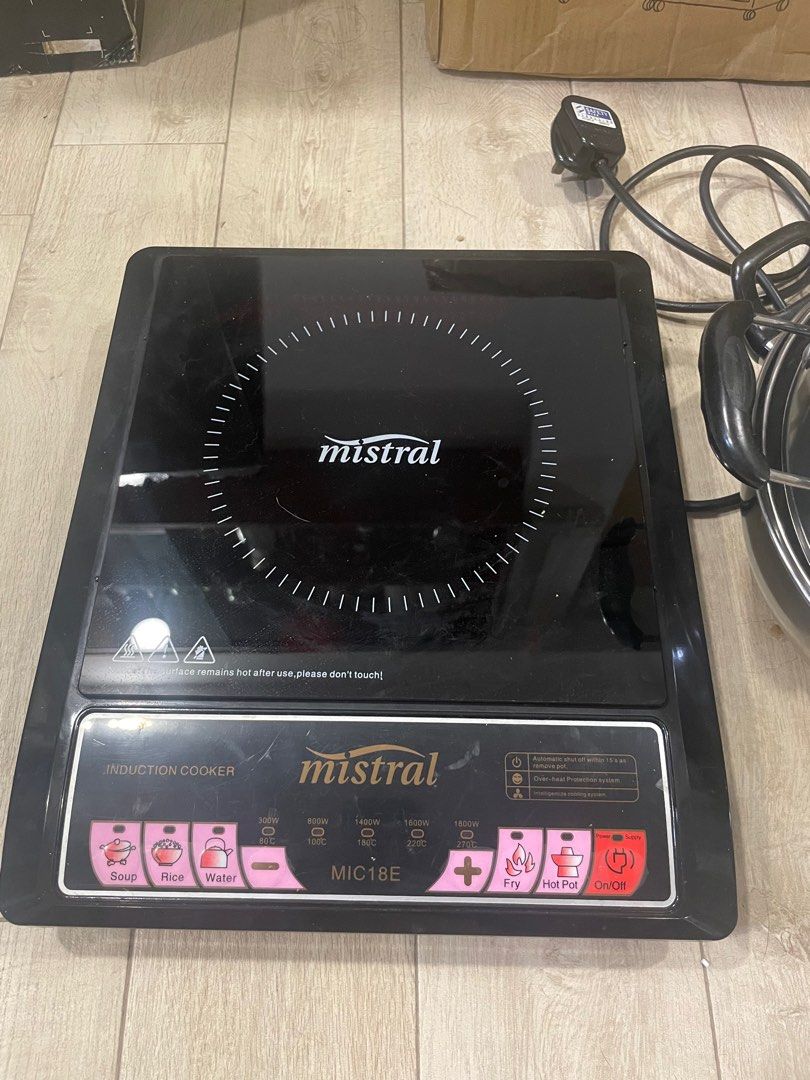Mistral Induction Cooker, TV & Home Appliances, Kitchen Appliances ...