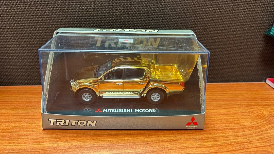 Mitsubishi Triton Limited Edition Gold Car, Hobbies & Toys ...