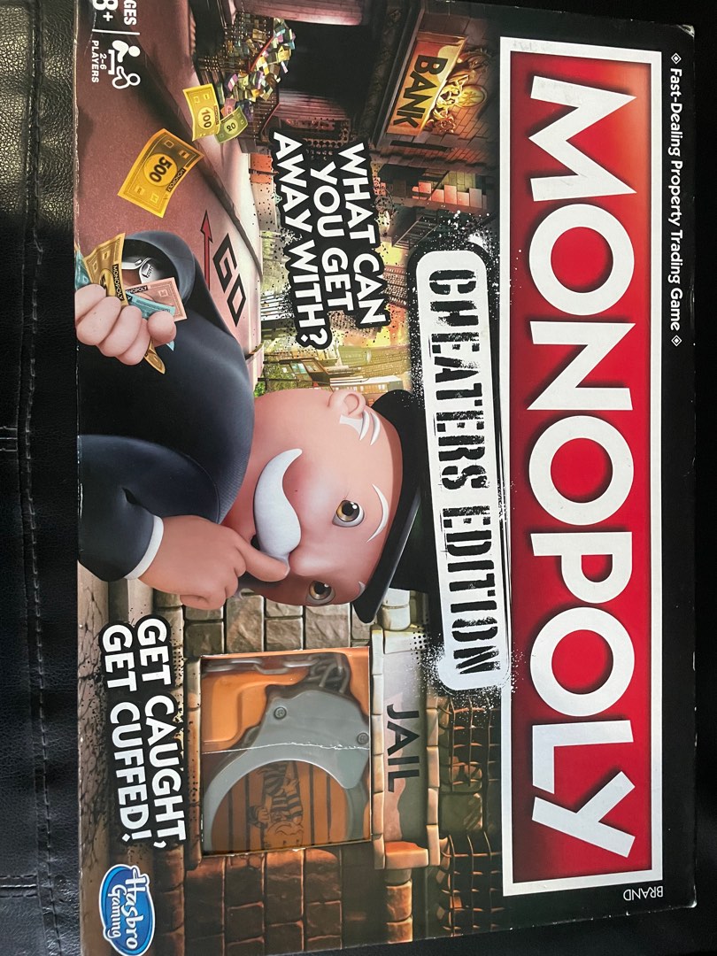 Monopoly Cheaters Edition, Hobbies & Toys, Toys & Games on Carousell