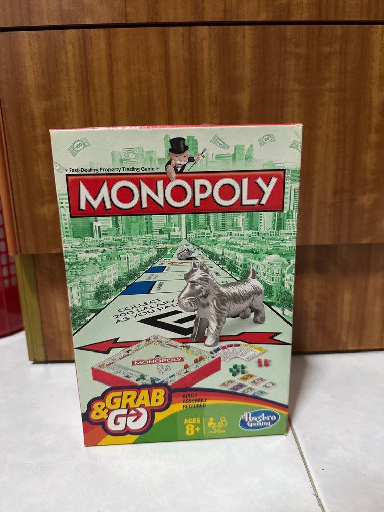 Monopoly Grab and Go, Hobbies & Toys, Toys & Games on Carousell