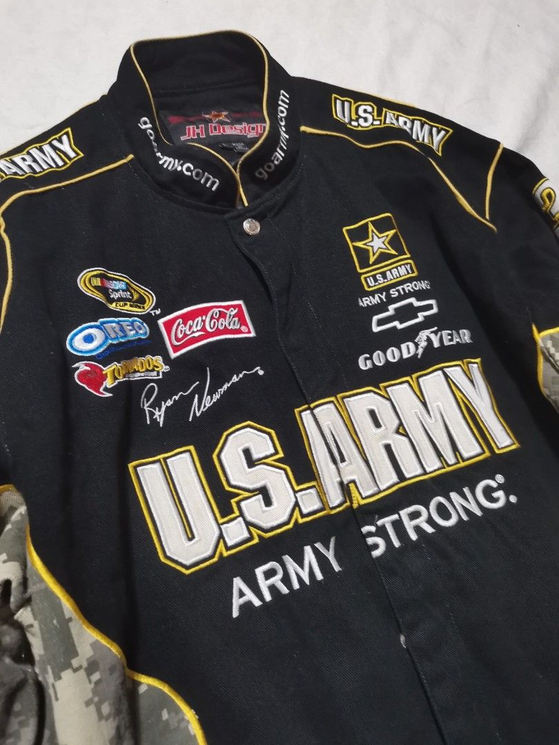 Nascar U.S Army Jacket, Men's Fashion, Coats, Jackets and Outerwear on ...