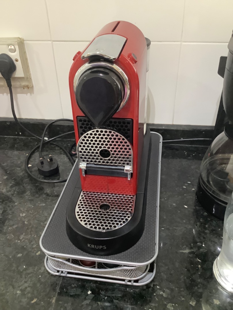 Nespresso Citiz pod machine with capsule tray., TV & Home Appliances ...