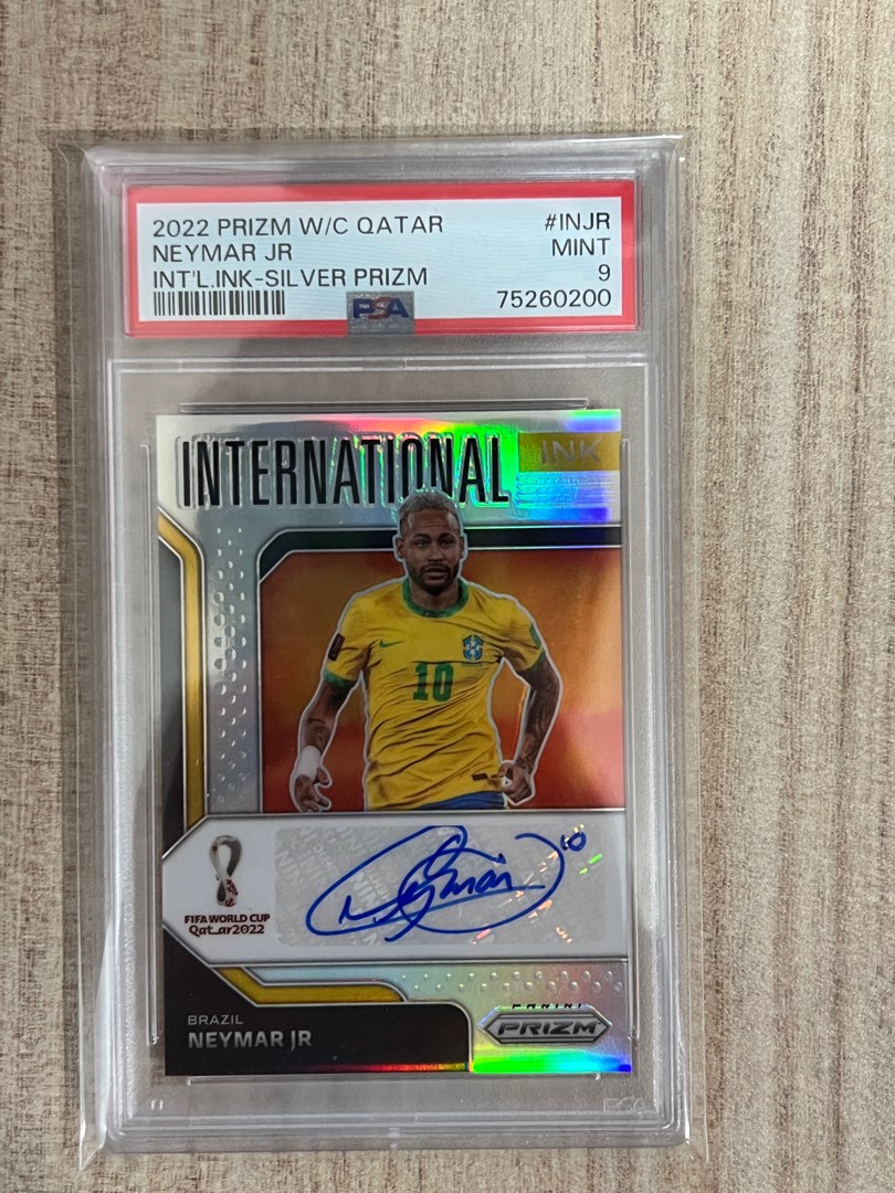 Neymar JR auto/autograph/signatures [PSA,messi,ronaldo,kdb,mbappe ...