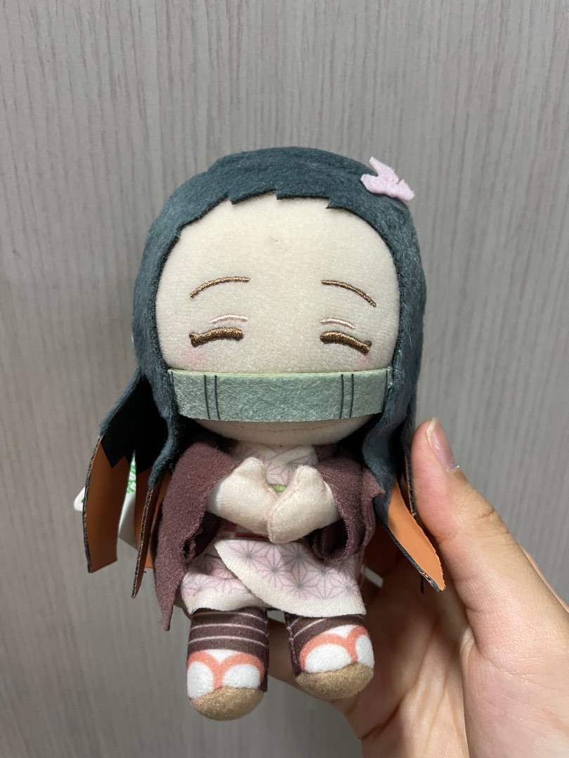 Nezuko Demon Slayer Kimetsu No Yaiba Plush Keychain, Hobbies & Toys ...