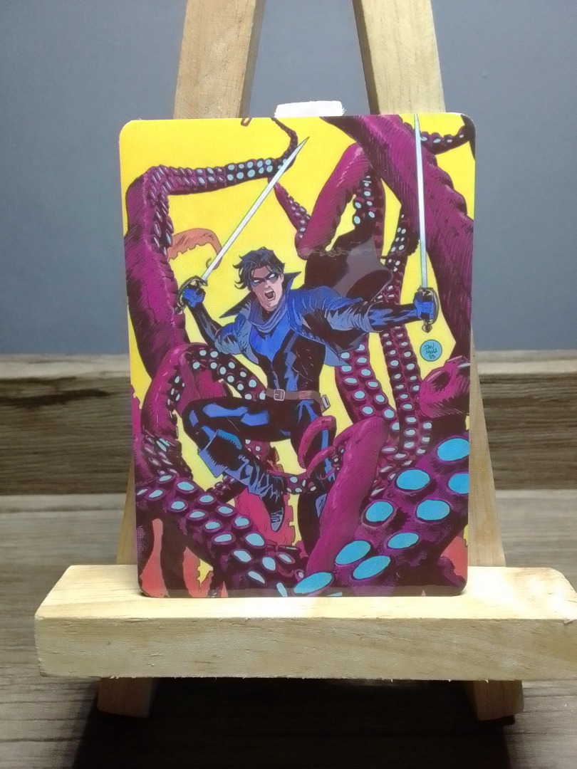 NIGHTWING X KRAKEN DC ART CARD - CUSTOM, Hobbies & Toys, Toys & Games ...