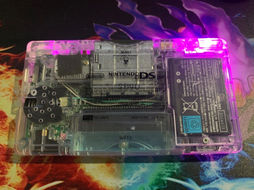 Nintendo DS Lite to GBA Macro Neon Advance Custom Modification Screen ...