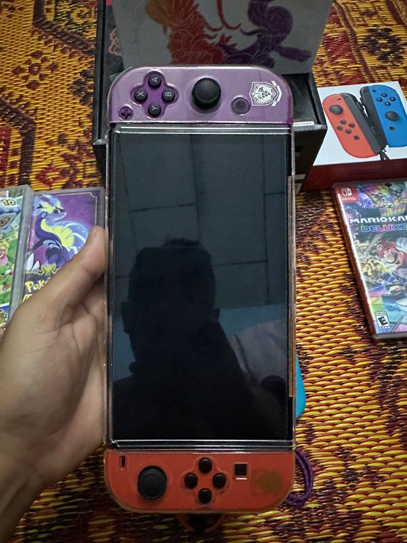 NINTENDO SWITCH OLED LIMITED EDITION (POKEMON SV), Video Gaming, Video ...