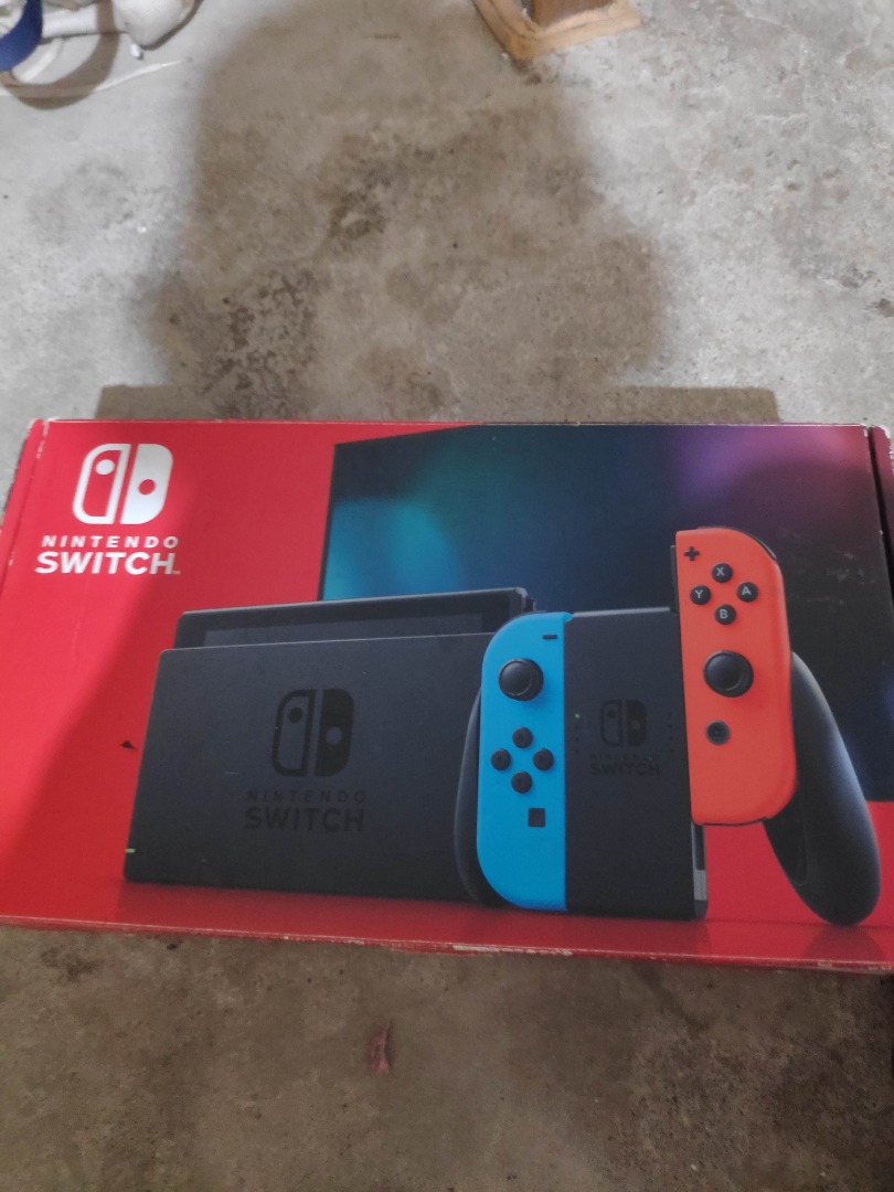 NINTENDO SWITCH V2 WITH ACCESSORIES AND CONSOLE ONLY, Video Gaming ...