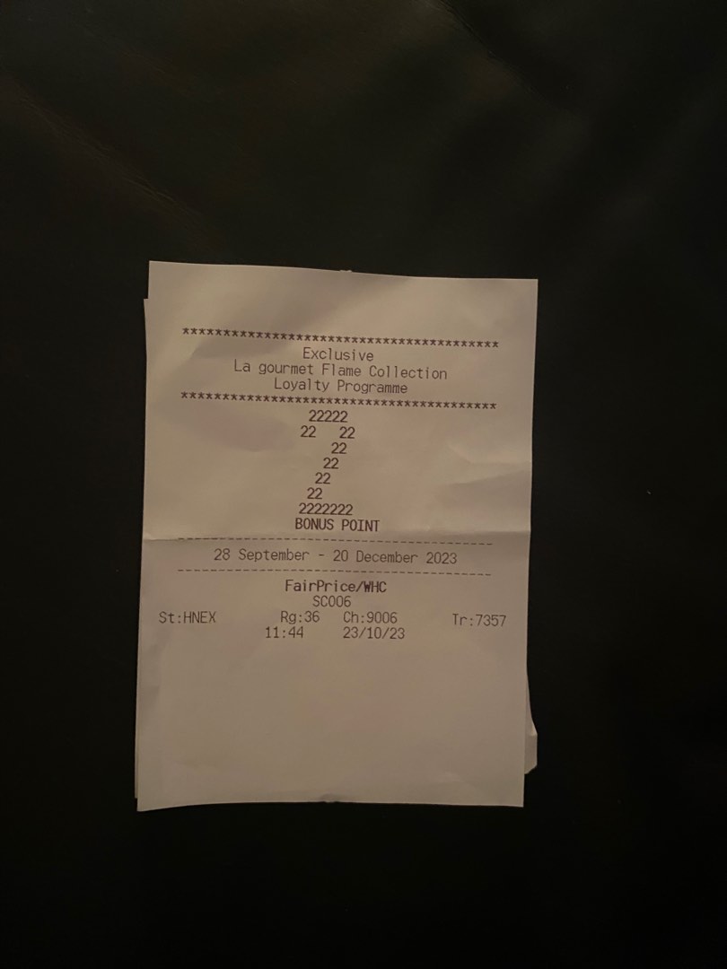 NTUC FairPrice La gourmet Flame Collection Loyalty Programme Bonus ...