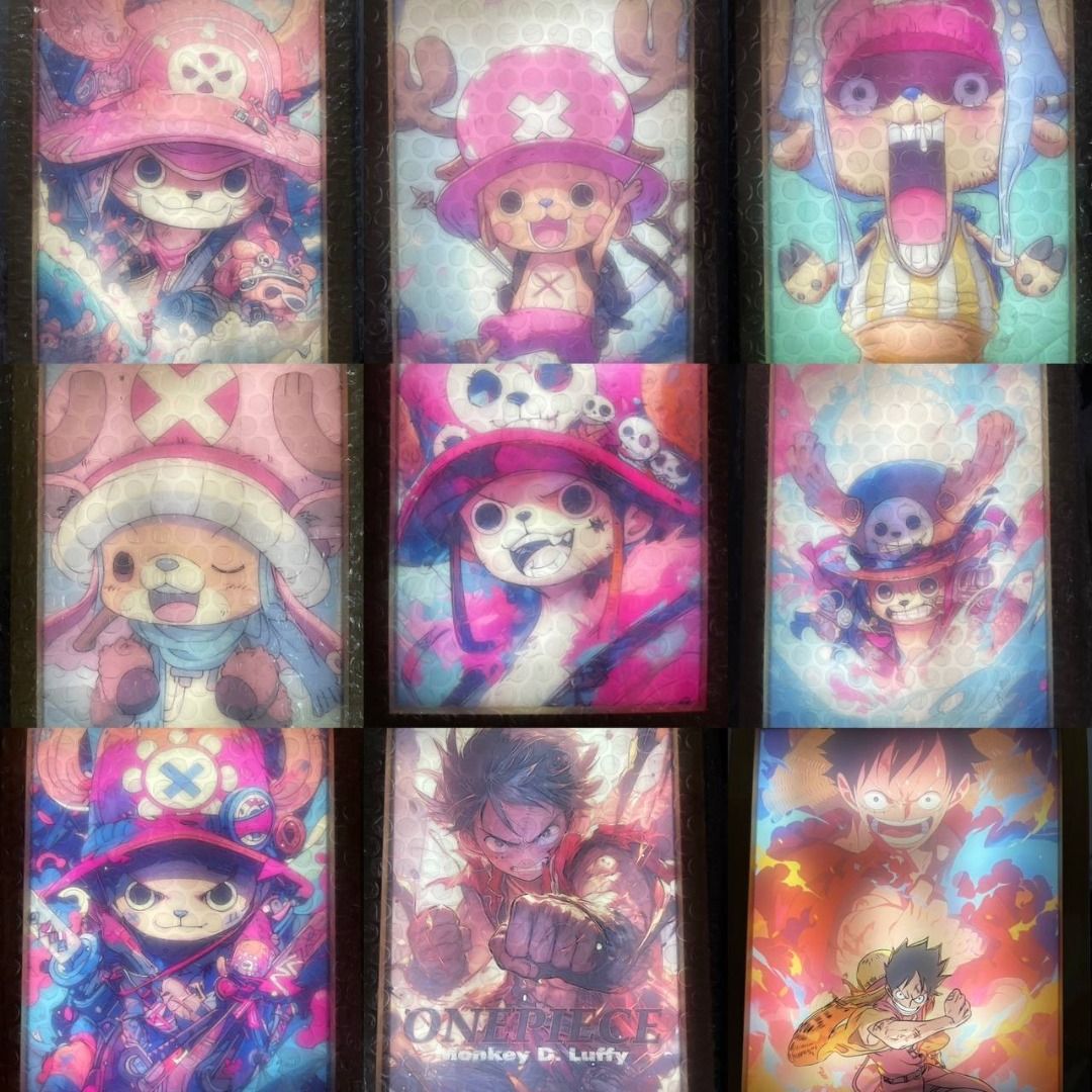 One Piece/ Pokemon Light Frames, Hobbies & Toys, Memorabilia ...