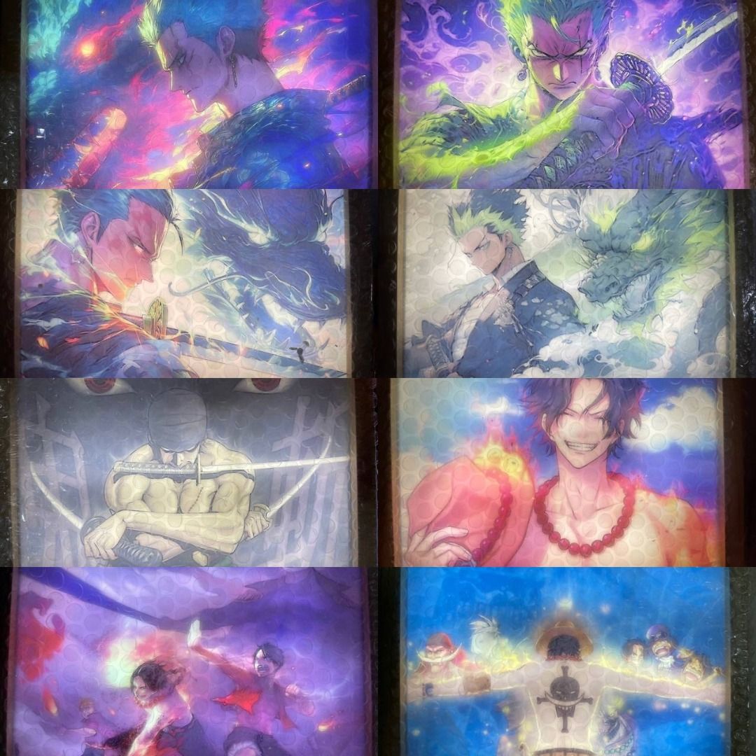 One Piece/ Pokemon Light Frames, Hobbies & Toys, Memorabilia ...
