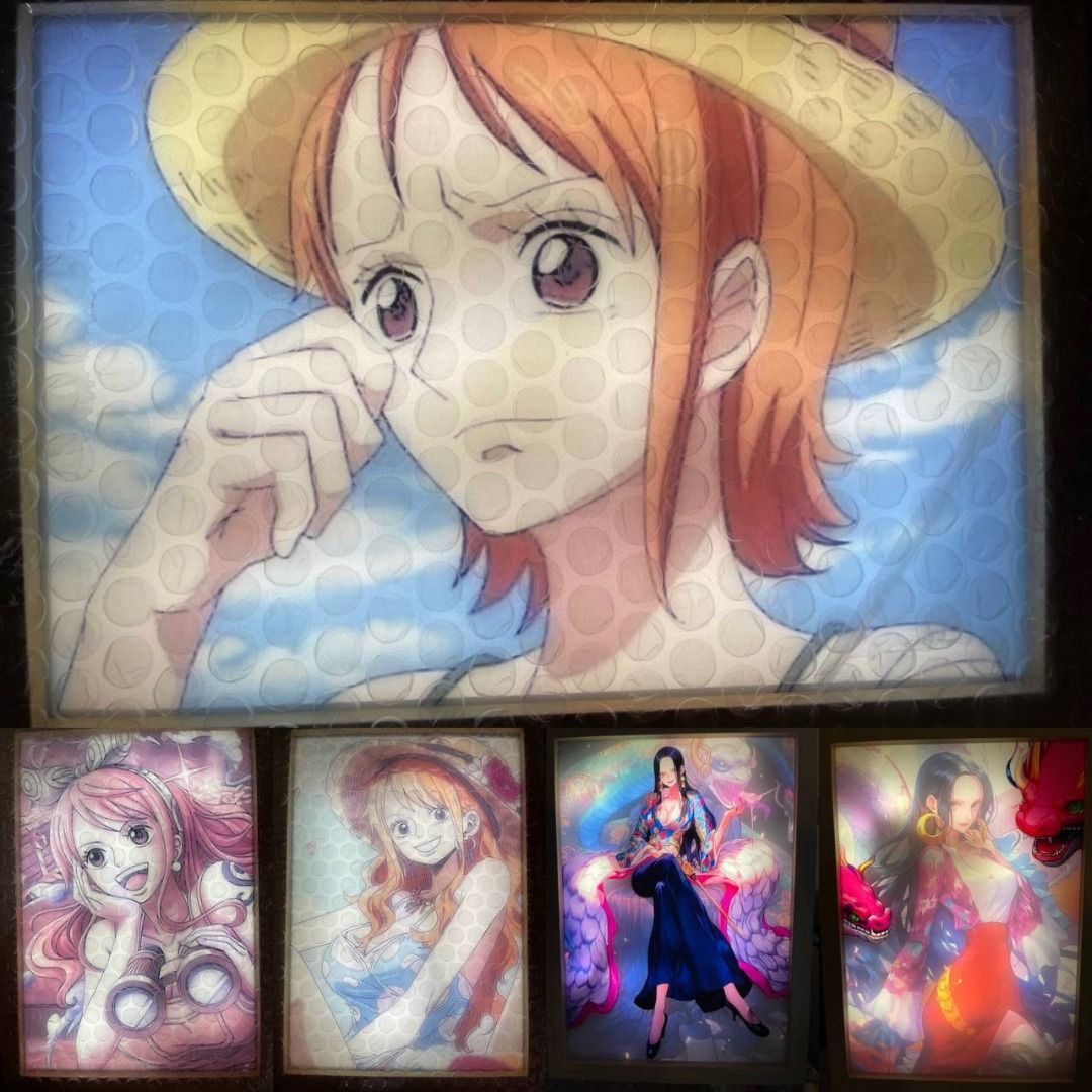 One Piece/ Pokemon Light Frames, Hobbies & Toys, Memorabilia ...