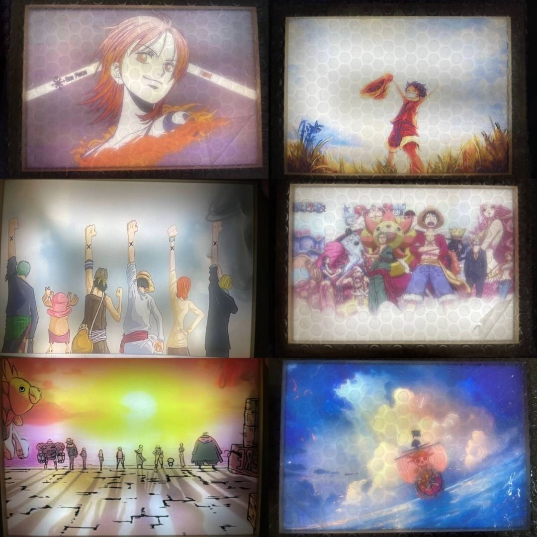 One Piece/ Pokemon Light Frames, Hobbies & Toys, Memorabilia ...