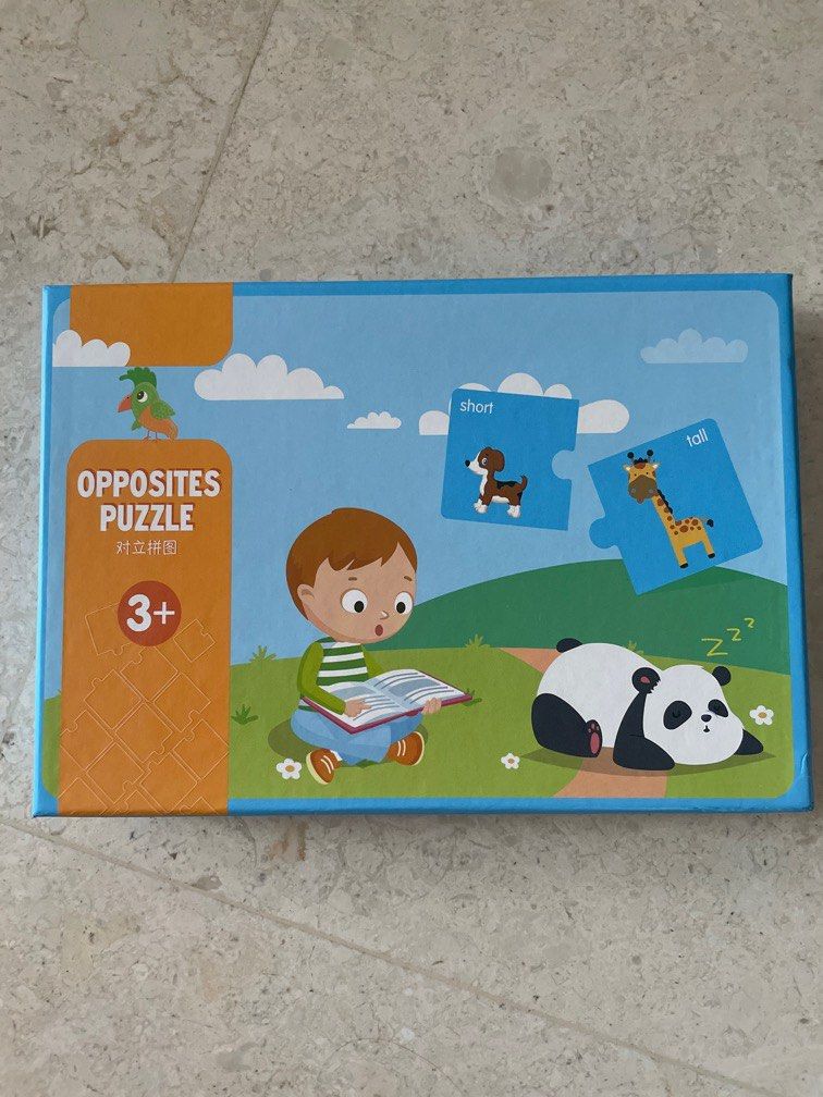 Opposites puzzle, Hobbies & Toys, Toys & Games on Carousell