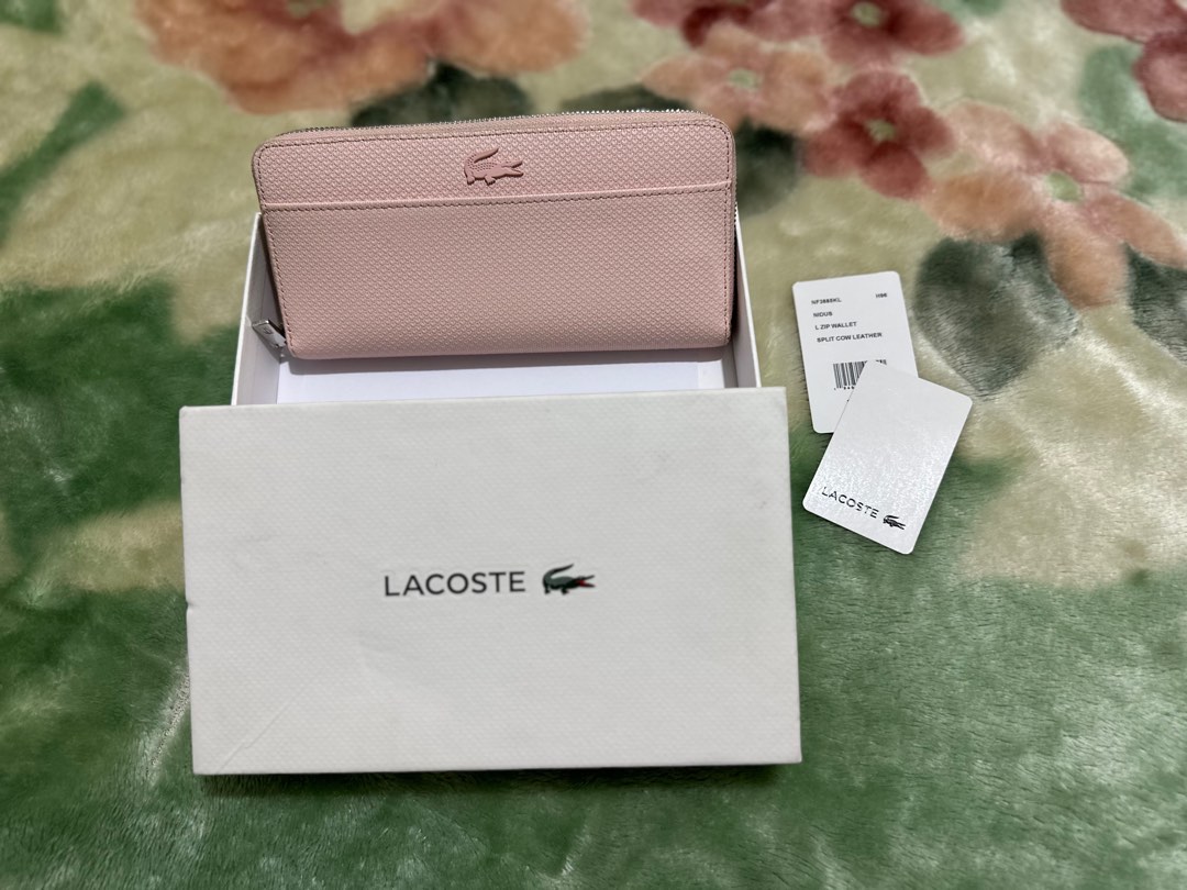 Original Lacoste Long Wallet, Women's Fashion, Bags & Wallets, Wallets ...
