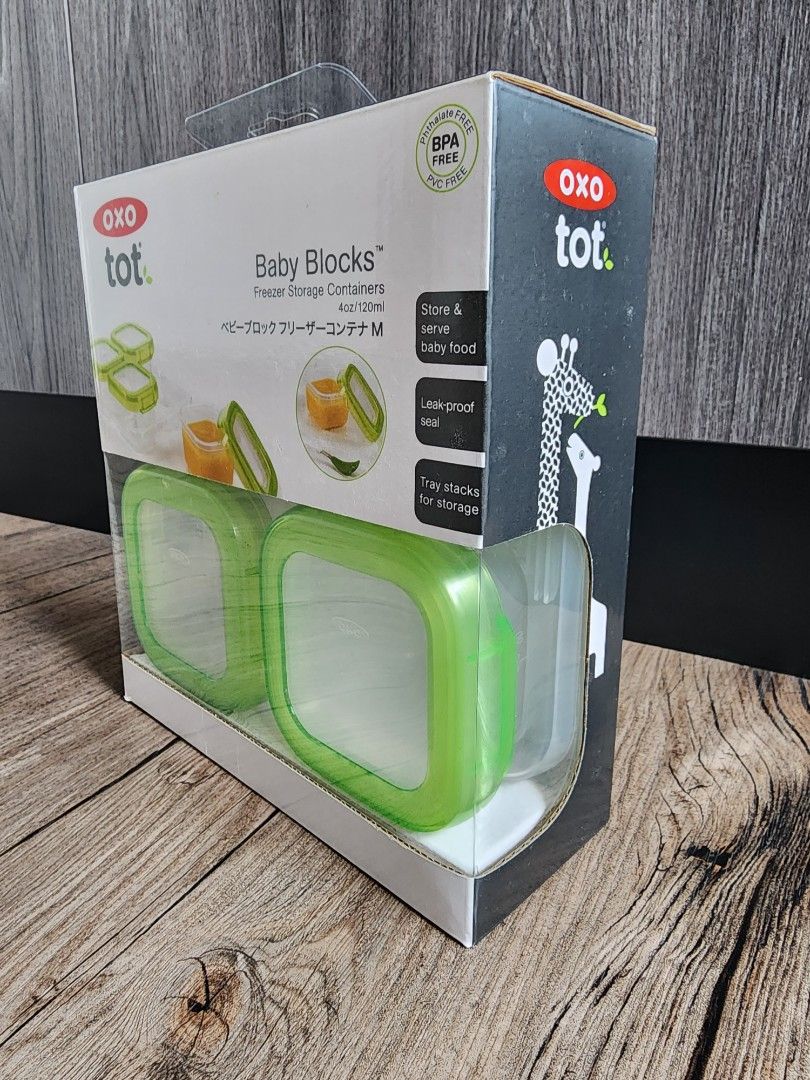 Oxo Tot Baby Blocks, Babies & Kids, Nursing & Feeding, Weaning & Toddler Feeding on Carousell