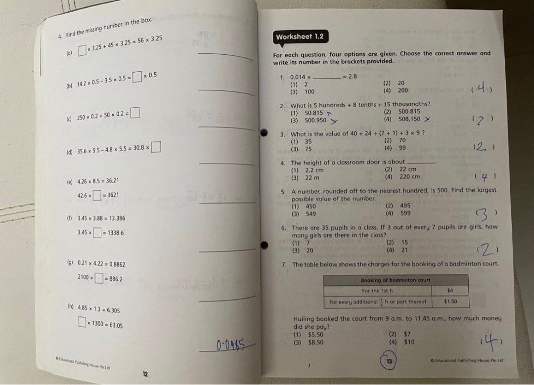 P6 Maths Modular Worksheets PSLE, Hobbies & Toys, Books & Magazines ...