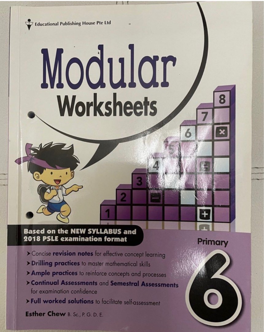 P6 Maths Modular Worksheets PSLE, Hobbies & Toys, Books & Magazines ...