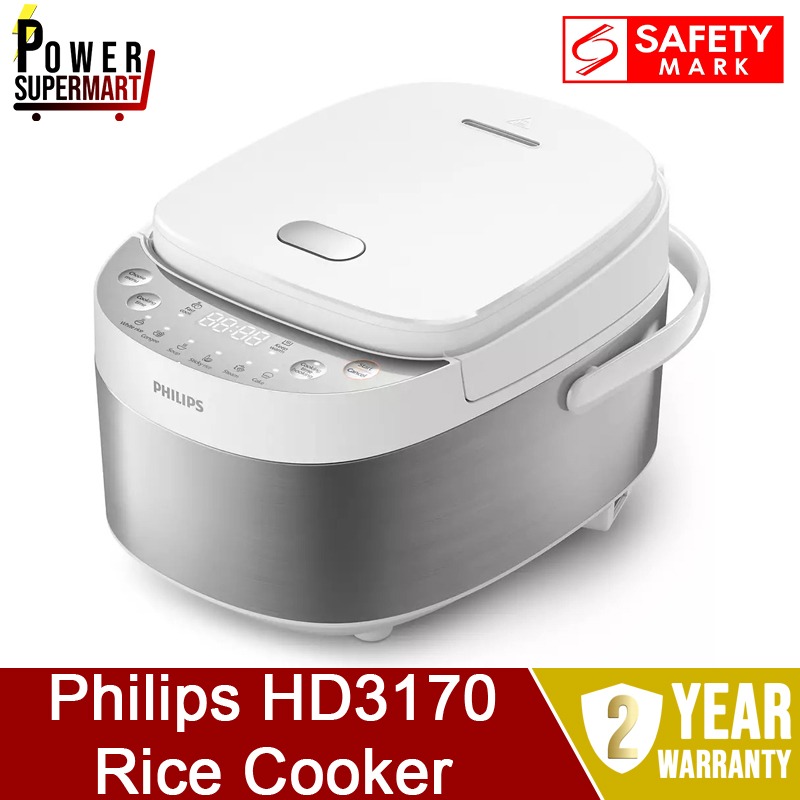 Philips HD3170/62 | HD3170 Rice Cooker. 8 Auto Cooking Menu Function ...