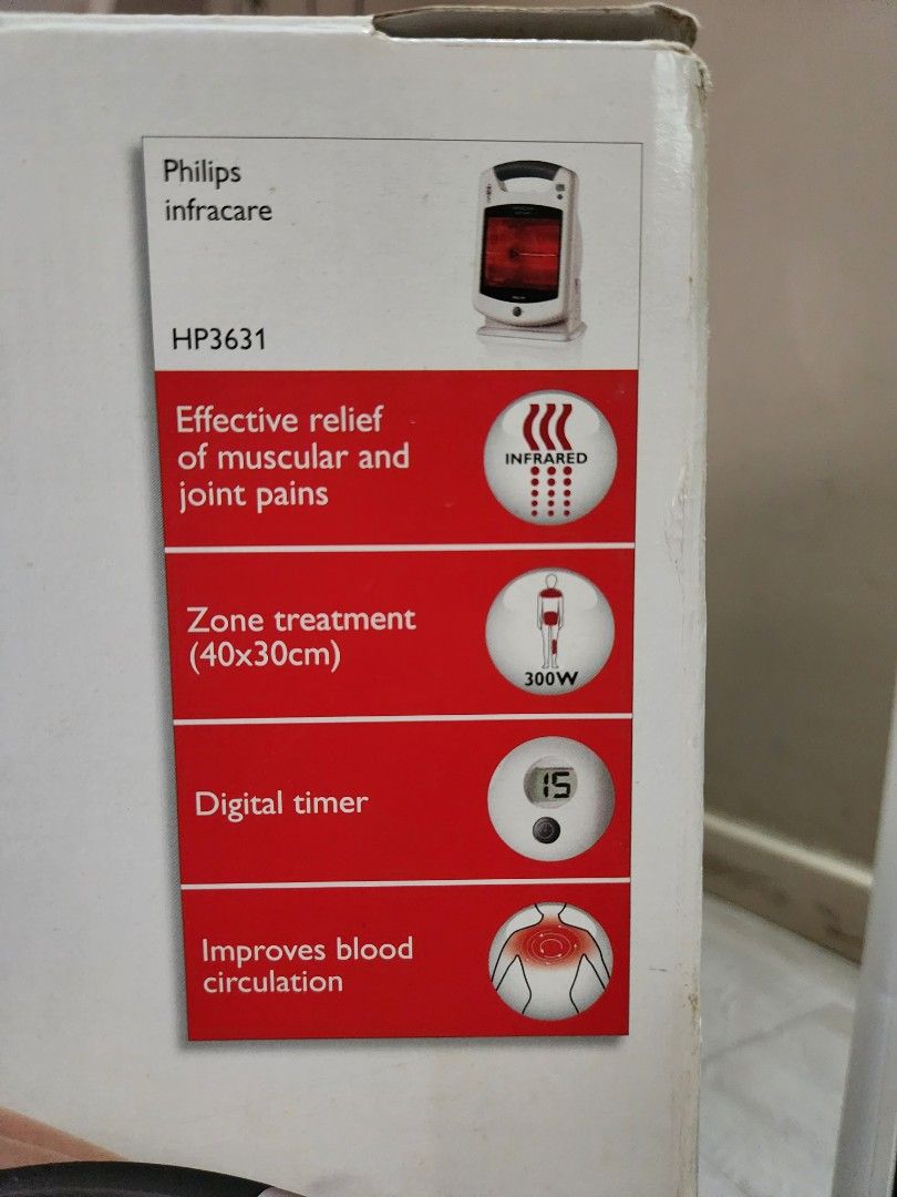 Philips Infrared Lamp, Health & Nutrition, Medical Supplies & Tools on ...