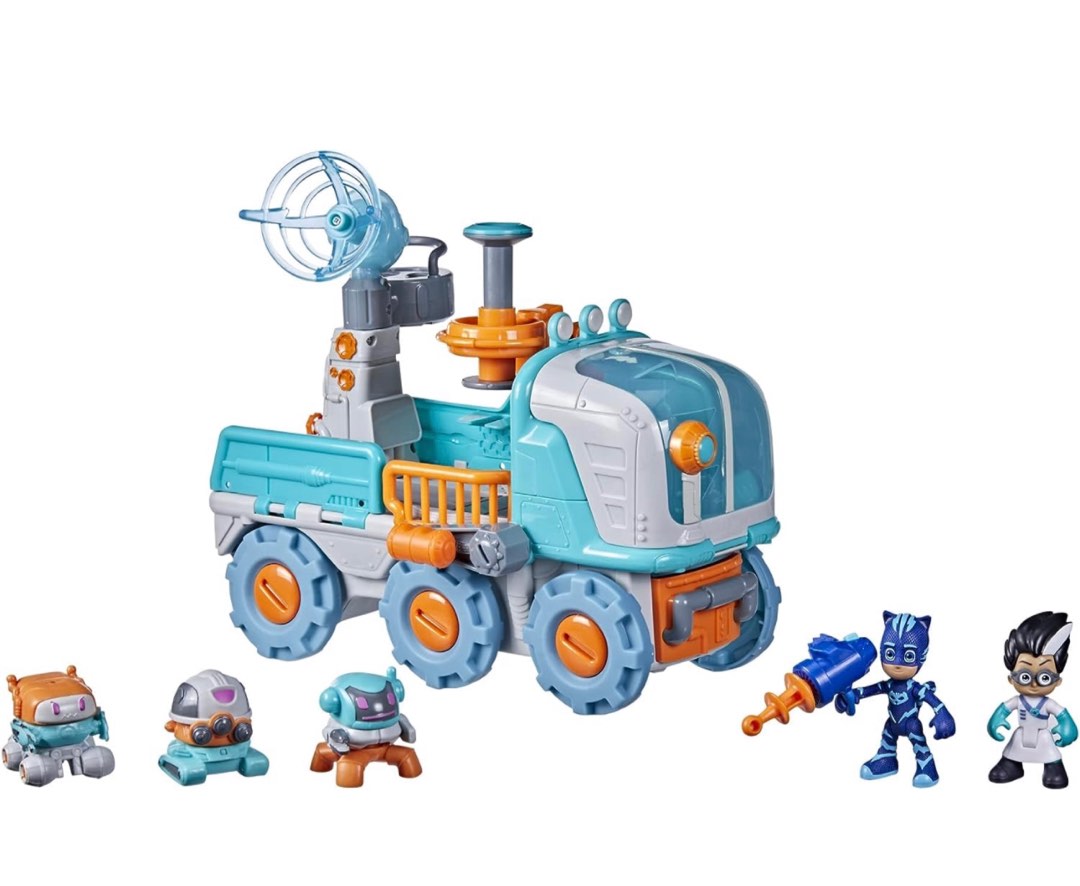PJ Masks 2 in 1 Romeo Vehicle and Robot Factory with Romeo, Bots and ...