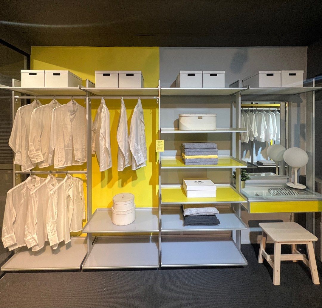 Pole system wardobe, Furniture & Home Living, Furniture, Shelves ...